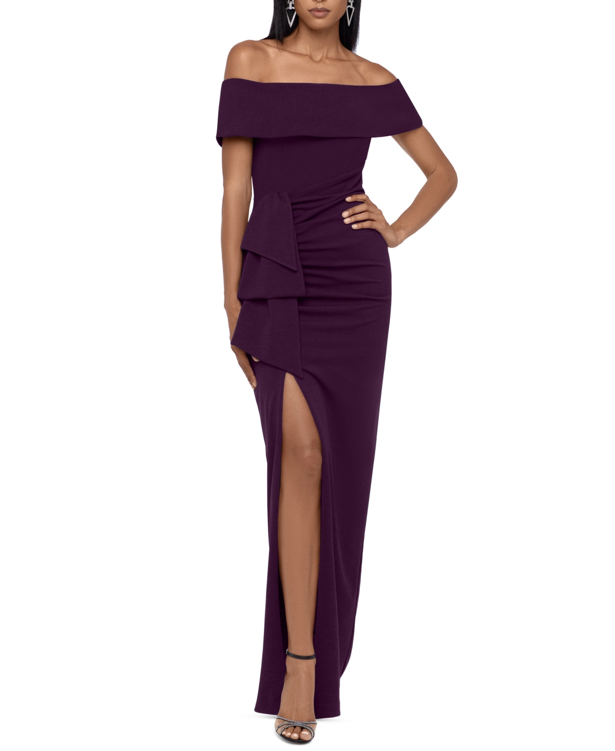 XSCAPE Off-The-Shoulder Gown – DGFOutlet