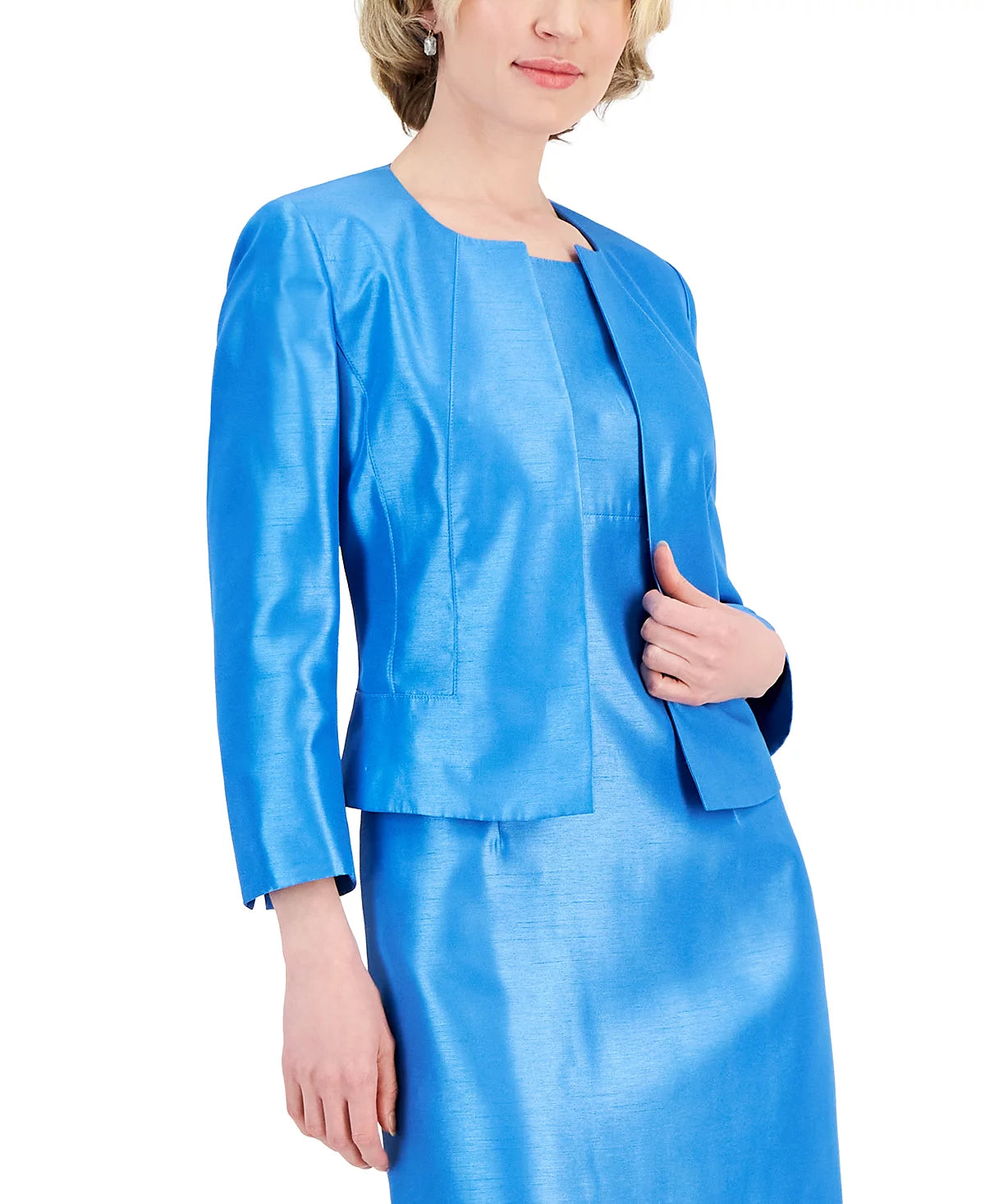 Kasper Textured Seamed Jacket – DGFOutlet