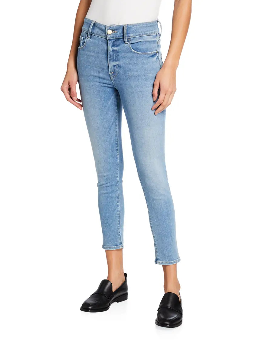 FRAME Le One High Rise Skinny Jeans – DGFOutlet